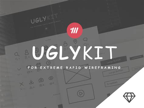 Ugly Wireframe Kit Free Sketch Resource Sketch Elements