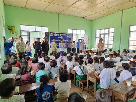 နောင်ချိုမြို့နယ် မွေးမြူရေးနှင့်ကုသရေးဦးစီးဌာနမှ မူလတန်းကျောင်းသားသူမ