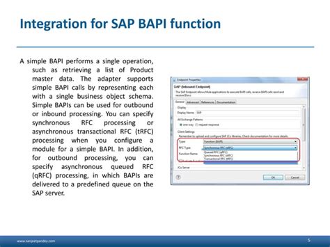 Integration With Sap Using Mule Esb Pptx