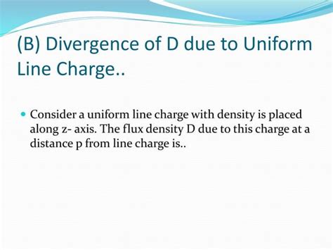 Divergence Theorem Maxwells First Equation PPTX