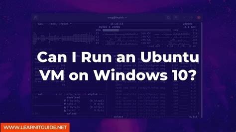 Can I Run An Ubuntu Vm On Windows Artofit