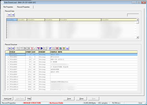 fixed width file the software bureau