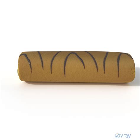 롤 케이크 3d 모델 9 Obj Max Free3d