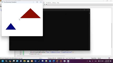 2d Translation In Computer Graphics Opengl C Computer Graphics Lab