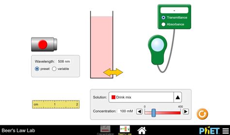 Beers Law Biology 1101 Course Hub