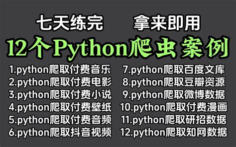 Python案例讲解视频 Python简单小案例 Csdn博客