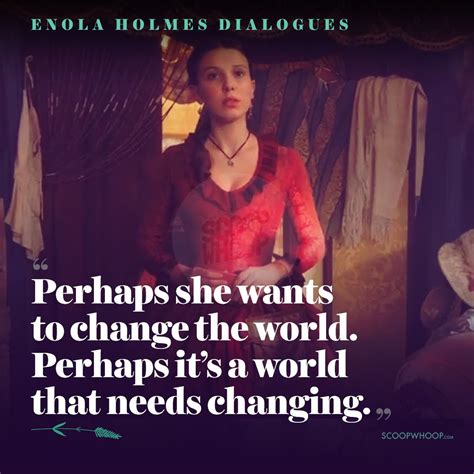 24 Dialogues From Enola Holmes That Will Stay With You Long After The