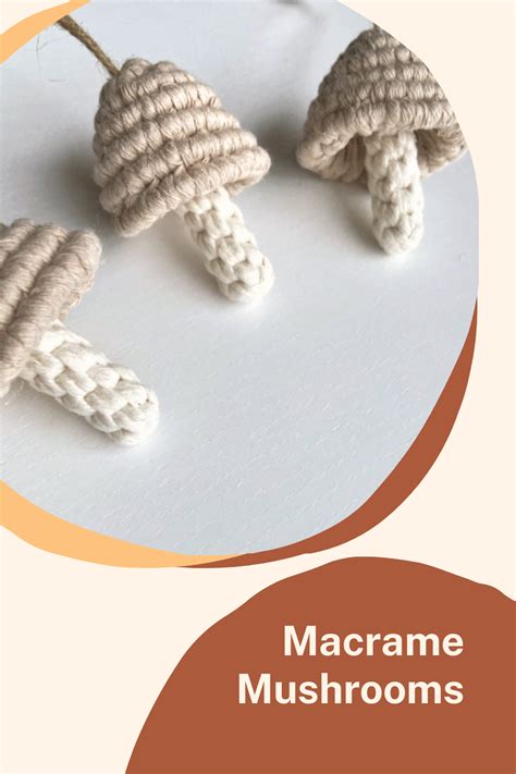 macrame mushrooms fall home decor autumn aesthetic macrame
