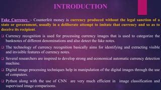 FAKE CURRENCY DETECTION PDF NEW PPT Pptx