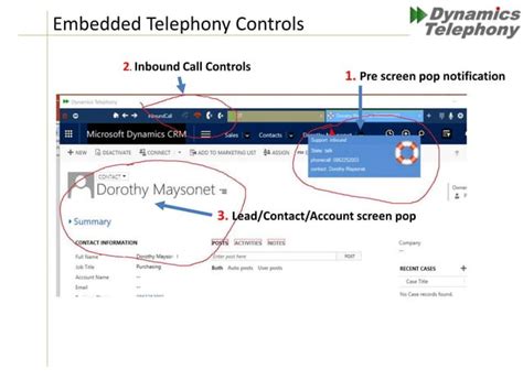Dynamics Telephony Overview 2016 Ppt Free Download