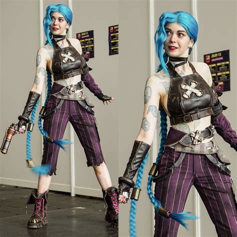 Jinx Arcane Cosplay Costume Custom Made Fenindom Llc