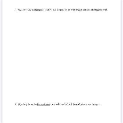Solved Points Use A Direct Proof To Show That The Chegg