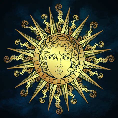 Greek God Helios Symbol