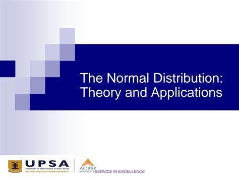 Solution The Normal Distribution Theory And Appreciation Studypool