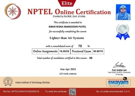 Bibiyesha Patel On Linkedin Learning Nptel Iit Professionaldevelopment Engineering
