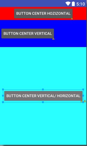 Android Centering A Button In A Linear Layout Stack Overflow