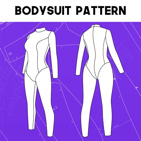 Bodysuit Pattern Digital Download Kinpatsu Cosplay