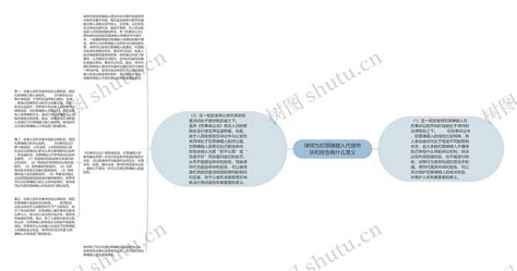 律师为犯罪嫌疑人代理申诉和控告有什么意义思维导图编号p8745601 Treemind树图