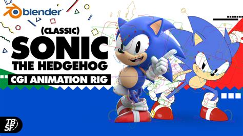 Cgi Classic Sonic The Hedgehog Rig For Blender Tbsfs Ko Fi Shop