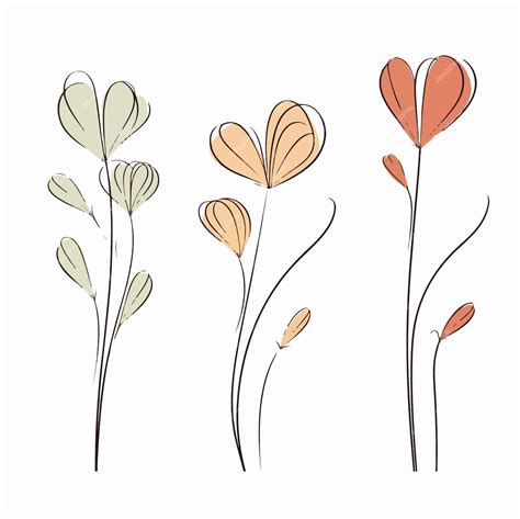 Premium Vector Whimsical Popy Outline Illustration With Intricate And