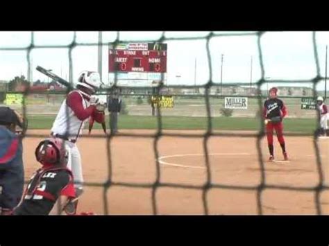 Softball Pitcher Gets Hit In The Face Youtube