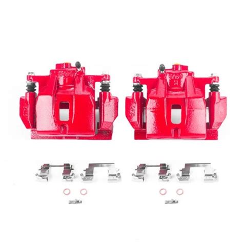 Power Stop Front Red Calipers Wbrackets Pair Lexus Rx330 2004 2006