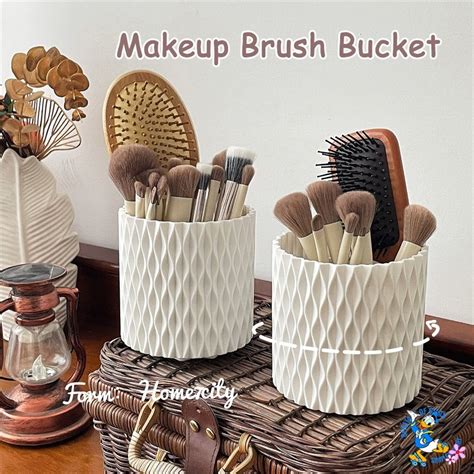 Multifunctional Makeup Brush Bucket Makeup Brush Storage Box Eyebrow