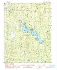 1990 Map Of Bass Lake Ca — High Res Pastmaps