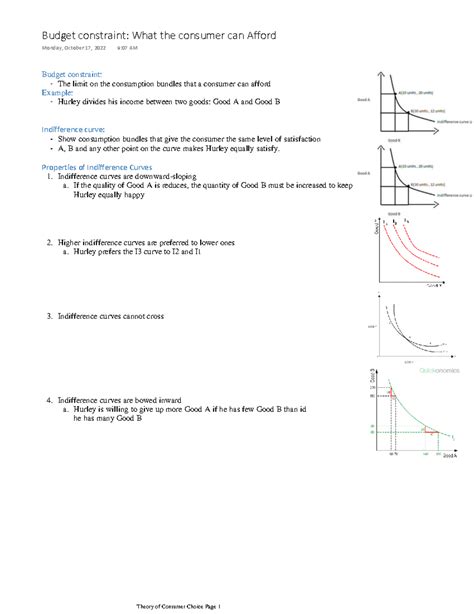 Budget Constraint What The Consumer Can Afford Budget Constraint The Limit On The