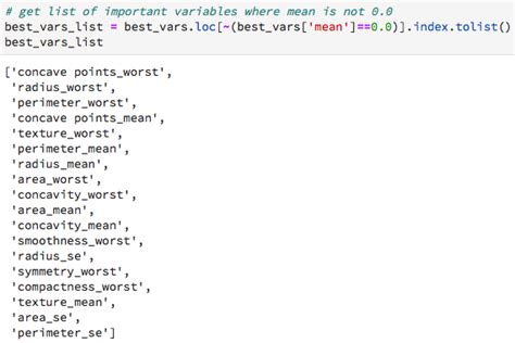 Regularised Logistic Regression Reduce The Number Of Variables For