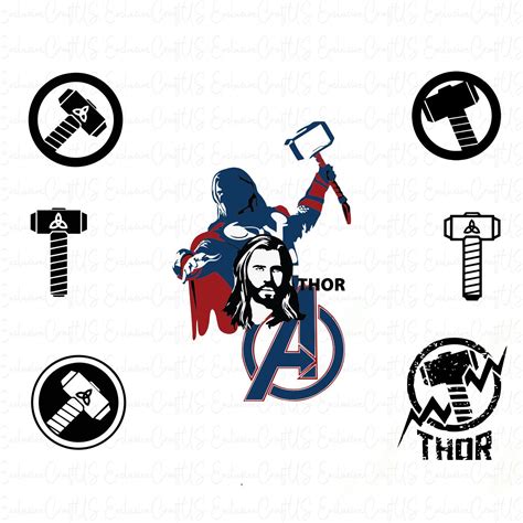 Bundle Thor Svg Marvel Svg Avengers Svg Fichier De Coupe Etsy France