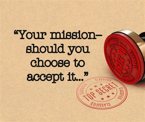 Your Mission Should You Choose To Accept It Dr Gerry Lewis