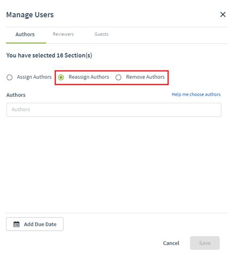 Bulk Assigning Sections And Questions To Project Members Home