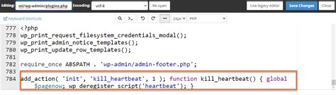 Wordpress Heartbeat