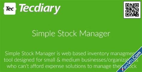 Simple Stock Manager Php Script Xenvn