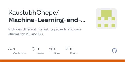 GitHub KaustubhChepe Machine Learning And Data Science Includes Different Interesting