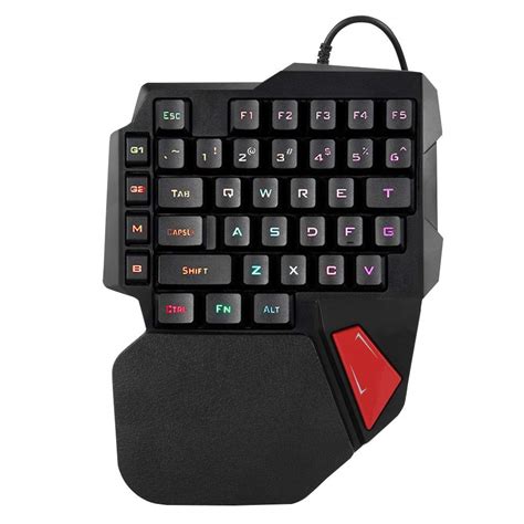 Buy Ashata Single Hand Gaming Keyboard Multi Function Ergonomic Wrist Rest One Handed Gaming