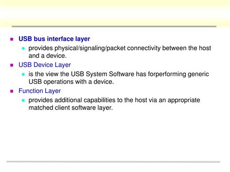 PPT Universal Serial Bus System Architecture PowerPoint Presentation ID