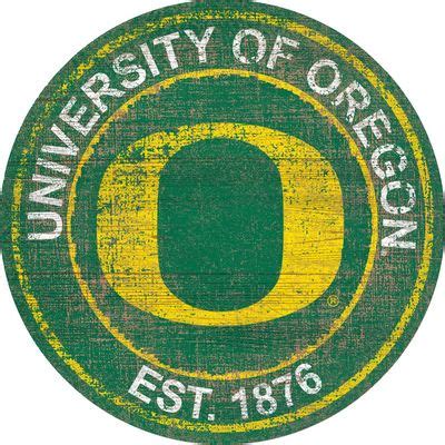 University Of Oregon Heritage Logo Round Sign