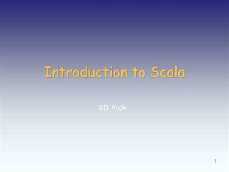 How To Learn Scala From Scratch Introductionpptx