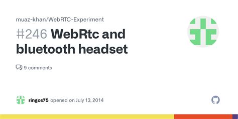 Webrtc And Bluetooth Headset · Issue 246 · Muaz Khanwebrtc Experiment · Github