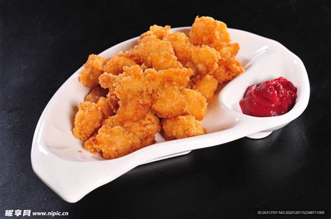 鸡米花摄影图 传统美食 餐饮美食 摄影图库 昵图网