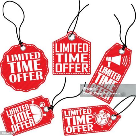 제한 된 시간 제공 빨간색 태그 집합 벡터 일러스트 레이 션 가격에 대한 스톡 벡터 아트 및 기타 이미지 가격 고객 라벨 Istock