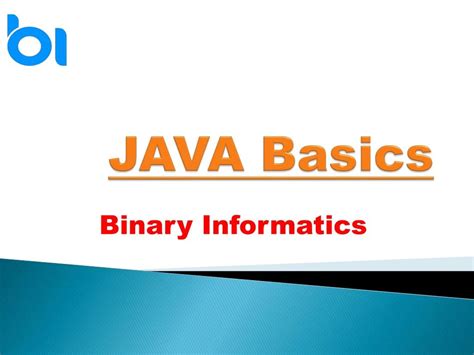 ppt java language basics powerpoint presentation free download id