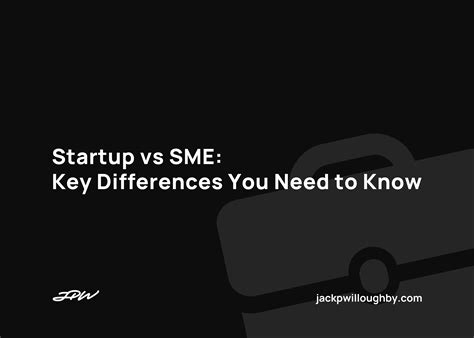 Startup Vs Sme Key Differences You Need To Know