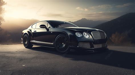 도로에 주차된 블랙 벤틀리 Gt 자동차 벤틀리 사진 벤틀리 자동차 배경 일러스트 및 사진 무료 다운로드 Pngtree