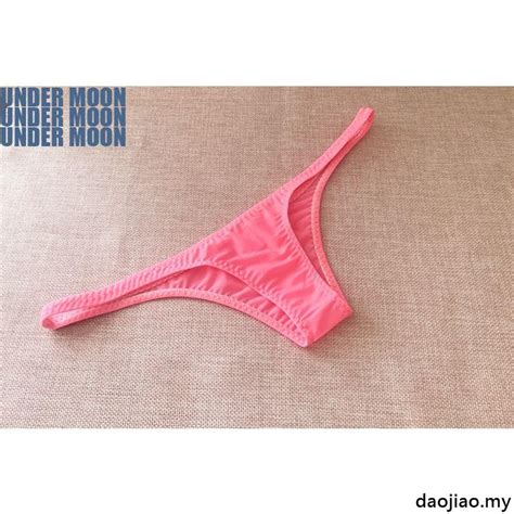 Ladies Bikini Ice Silk Briefs Women Shallow Crotch Ultra Low Waist Sexy