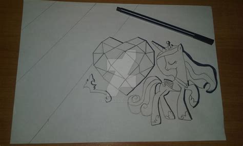 Princess Cadence Drawing 2 By Amdembog123 On Deviantart
