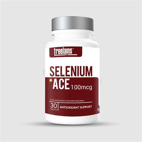 Jual Selenium Ace 100 Mcg Treelains 30 Tablets Multivitamin Suplemen Makanan Vitamin Ace