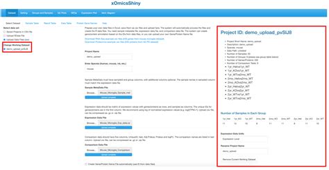 Chapter 3 Dataset Module Xomicsshiny An R Shiny Application For Cross Omics Data Analysis And